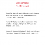 Formatting References in NLM Citation Style