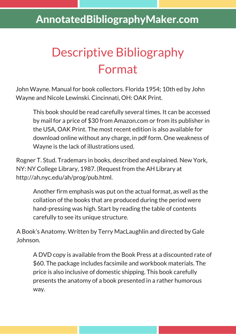  How To Write Bibliography Sample How To Write A Bibliography For A School Level Project 2019 